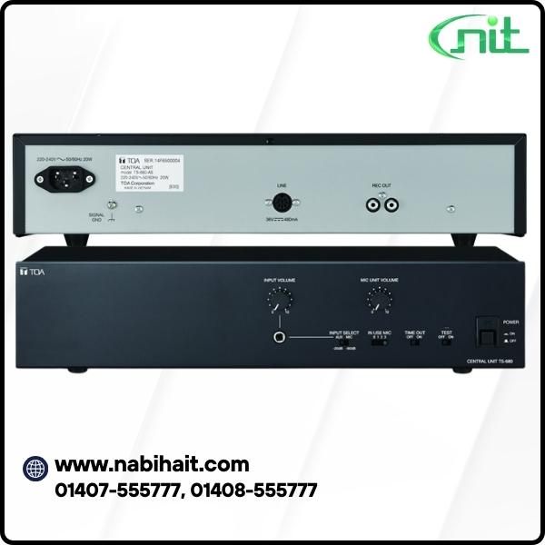 TOA TS-680 Central Unit | Conference System Controller BD - Nabiha infotech